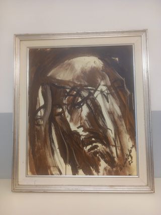 “ECCO L’UOMO” olio su tela di C. Di Cristofaro