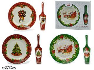 Piatto Natalizio con paletta