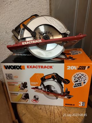 Sega circolare a batteria Worx WX 530.9