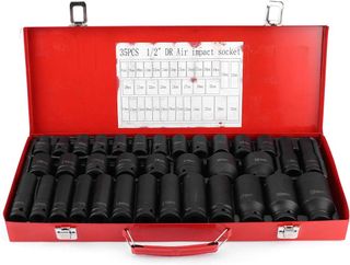 Set di bussole 35 pezzi per cricchetto da 1/2"