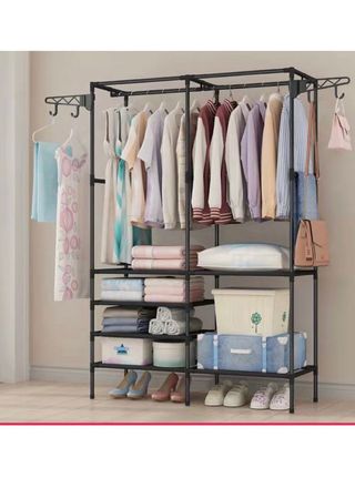 appendiabiti armadio stand 3 in 1 in metallo arre