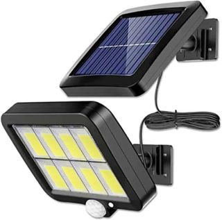 FARETTO LED DA ESTERNO CON PANNELLO SOLARE SENSORE