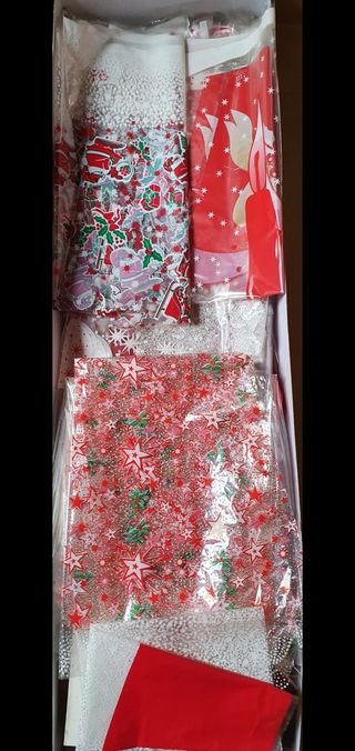 Buste coprivasi stelle di Natale