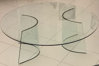 Tavolino in cristallo