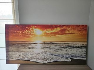 dipinto su tela l'infinito 70x140