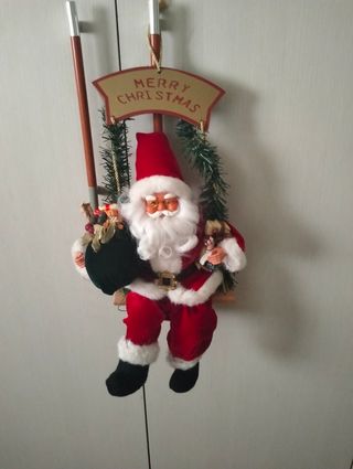 Babbo Natale da appendere fuori porta