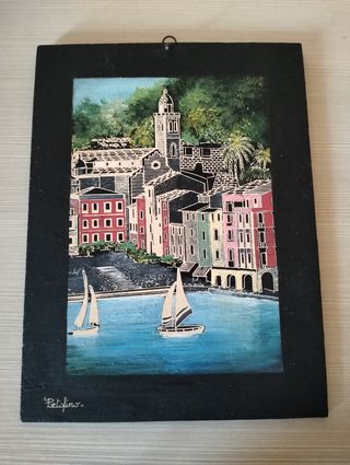 Piccolo quadro 28/21cm Portofino
