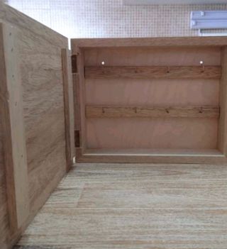 porta chiave da muro in legno