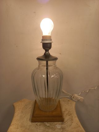 Lumetto con vetro trasparente