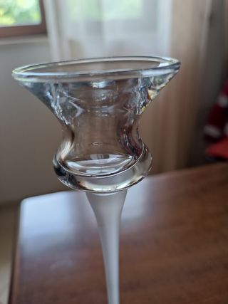 Portacandela in vetro