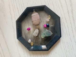 porta oggetti in resina