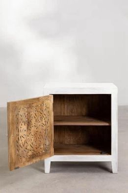 Comodino esotico legno di mango