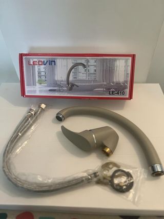 MISCELATORE RUBINETTO CANNA CURVA LAVELLO MONOCOMA