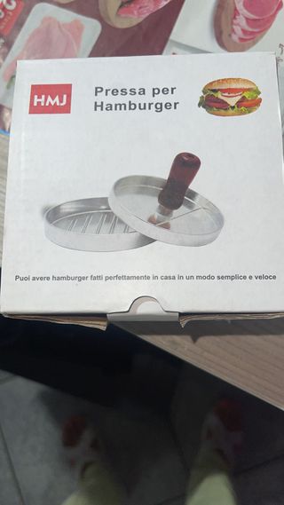 pressa per hamburger