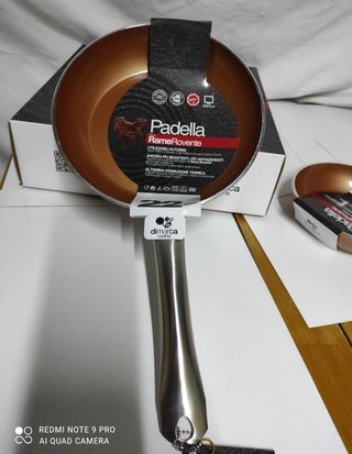 Padella 22 cm in rame
