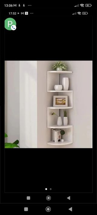 Angoliera in legno 86 cm