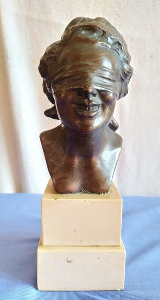 Scultura in bronzo LA DEA FORTUNA