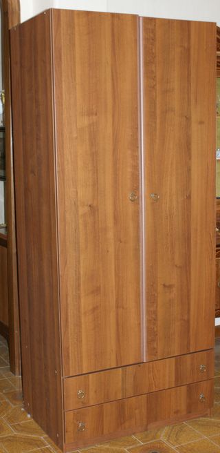Armadio 2 ante e 2 cassetti