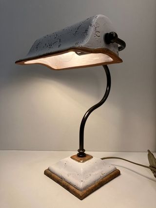 Lampada "ministeriale" ceramica toscana