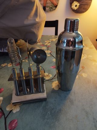 Set con shaker per cocktail