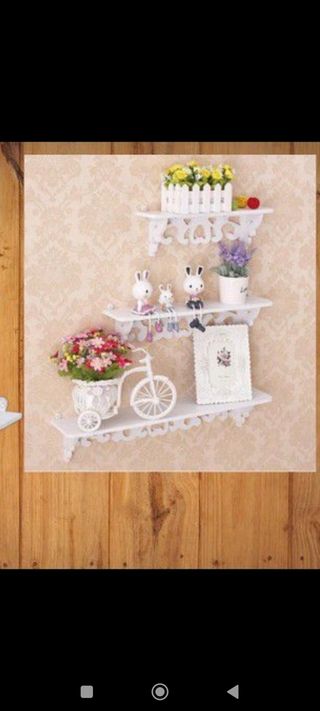 Tris di mensole in legno