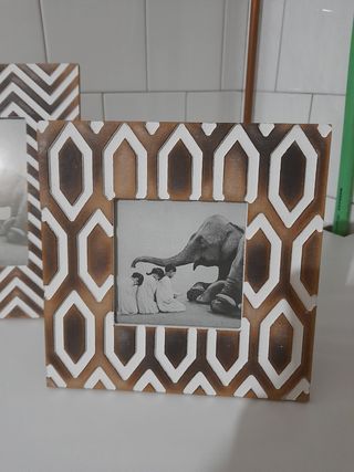 Coppia portafoto etnici