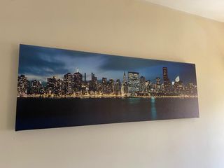 Coppia di quadri con sfondo New York