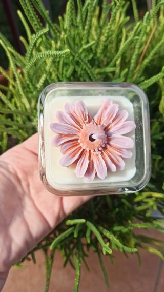 Candela profumata in cera vegetale