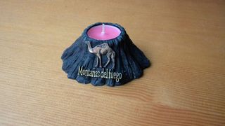 Portacandele originale di Lanzarote a forma di vul