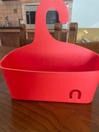 Cestino portaoggetti da doccia con gancio