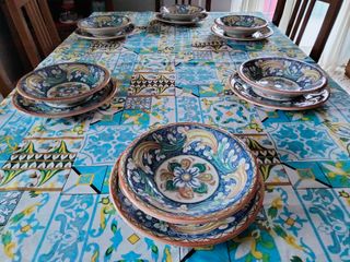 Servizio piatti in ceramica pezzi 12 da 6 persone