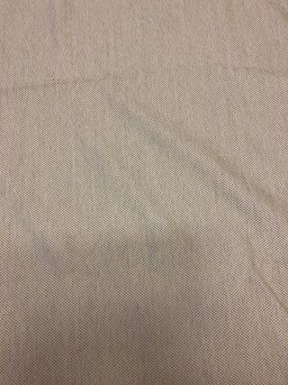 3 metri tessuto beige a puntini bianchi