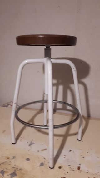 Sgabello scolastico vintage