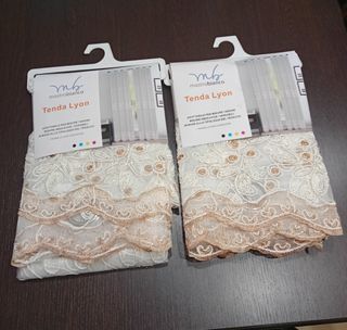 Coppia di tende velate