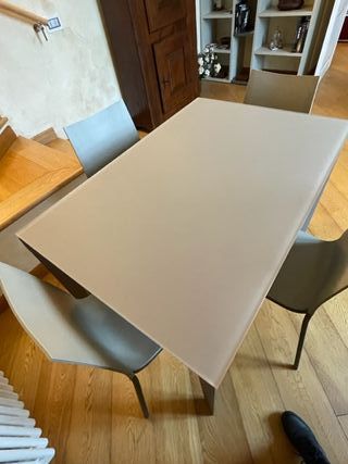 Tavolo Bontempi, modello Cruz, 120x80 allungabile