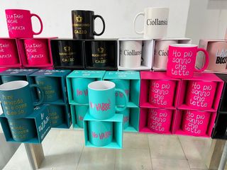 mug tazza latte colazione in porcellana più forty