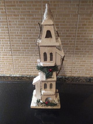Casetta decorazione Natale Artigianale