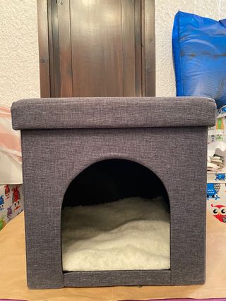 Pouf / Cuccia per cane o gatto grigia