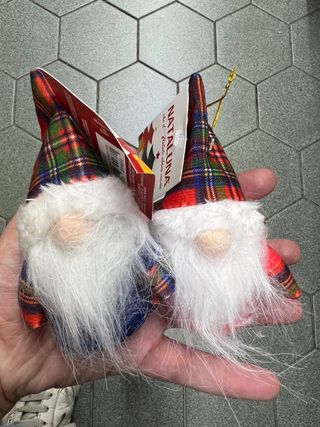 Gnometti natalizi da appendere