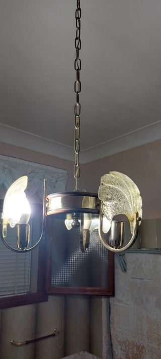 Lampadario in vetro