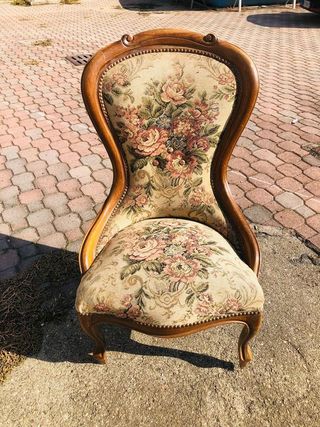 Poltrona vintage in stile francese