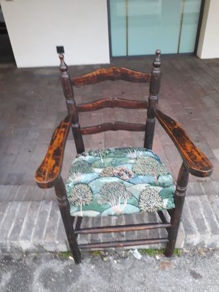 Sedia in legno del 1960