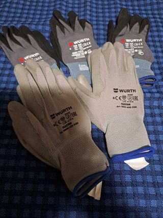 5 paia guanti WÜRTH nuovi 8