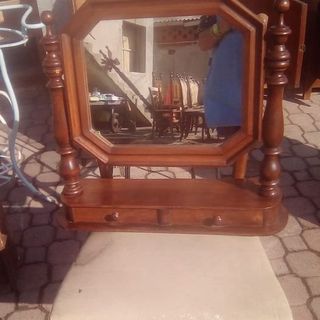 Antica specchiera da tavolo