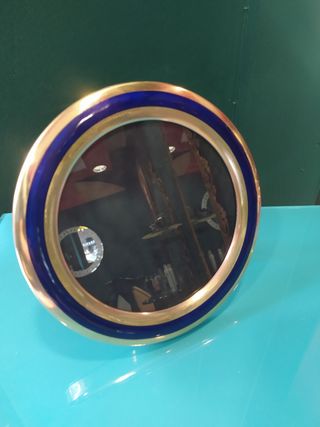 Cornice portafoto anni 70 in ottone