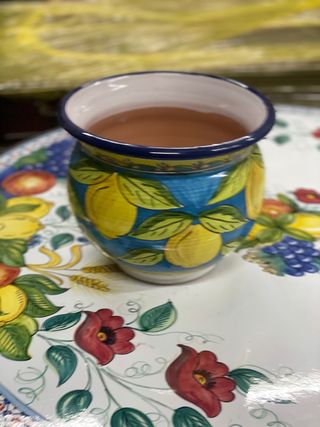 vaso decoro tipico Sorrentino sottopianta