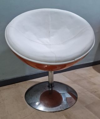 Coppia sedie vintagge uovo