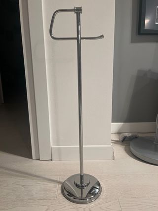 Portarotolo carta igienica in acciaio