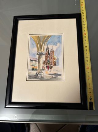 Acquerello dipinto a mano Mainz (Magonza)