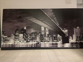 Quadro bianco e nero New York Play Colour